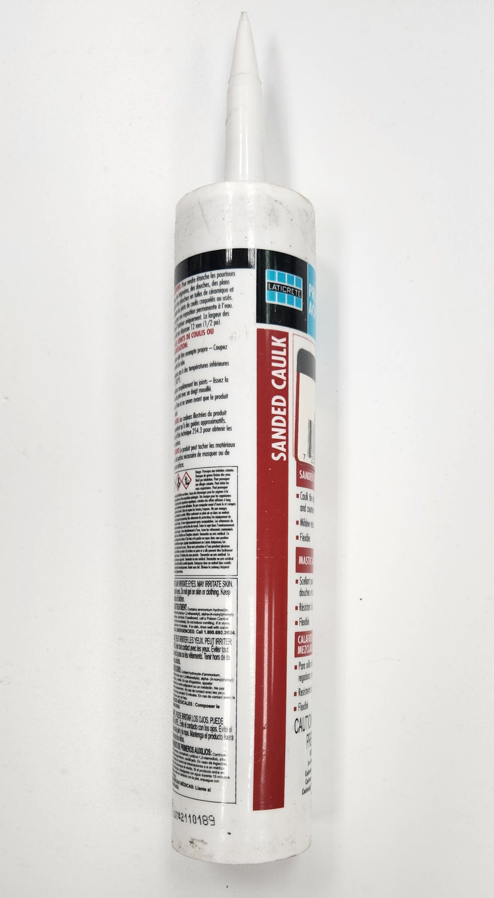 Sanded Raven Caulking LATICRETE Premium Acrylic Caulk Sanded Raven ...