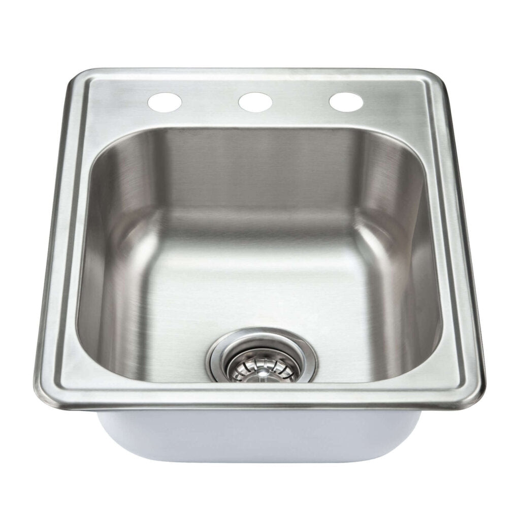 Fine Fixtures Top Mount Single Kitchen Sink – Timeless Tile NYC